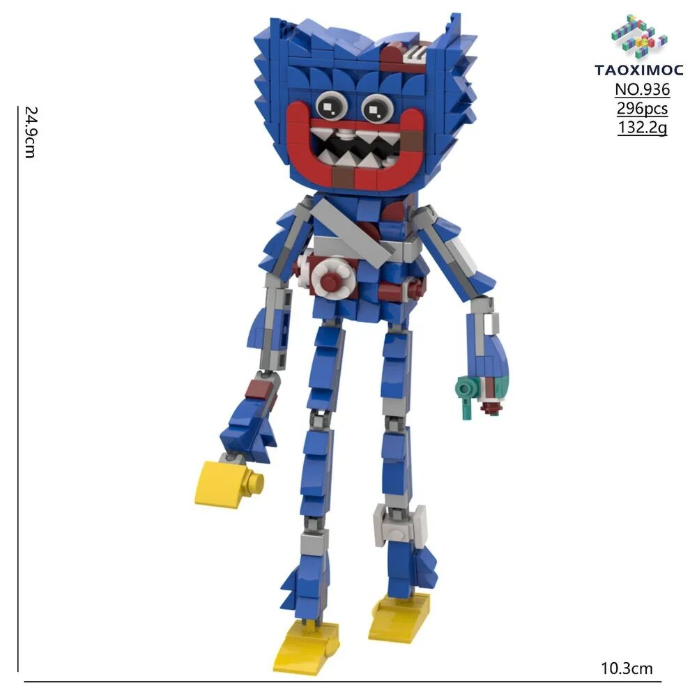 Конструктор поппи плейтайм Huggy Wuggy 296 pcs/poppy playtime toys