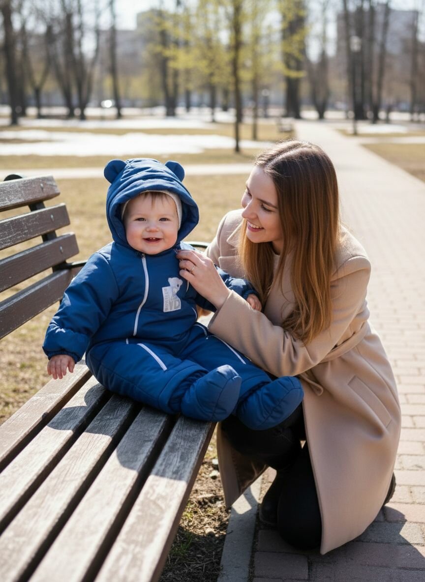 Комбинезон утеплённый