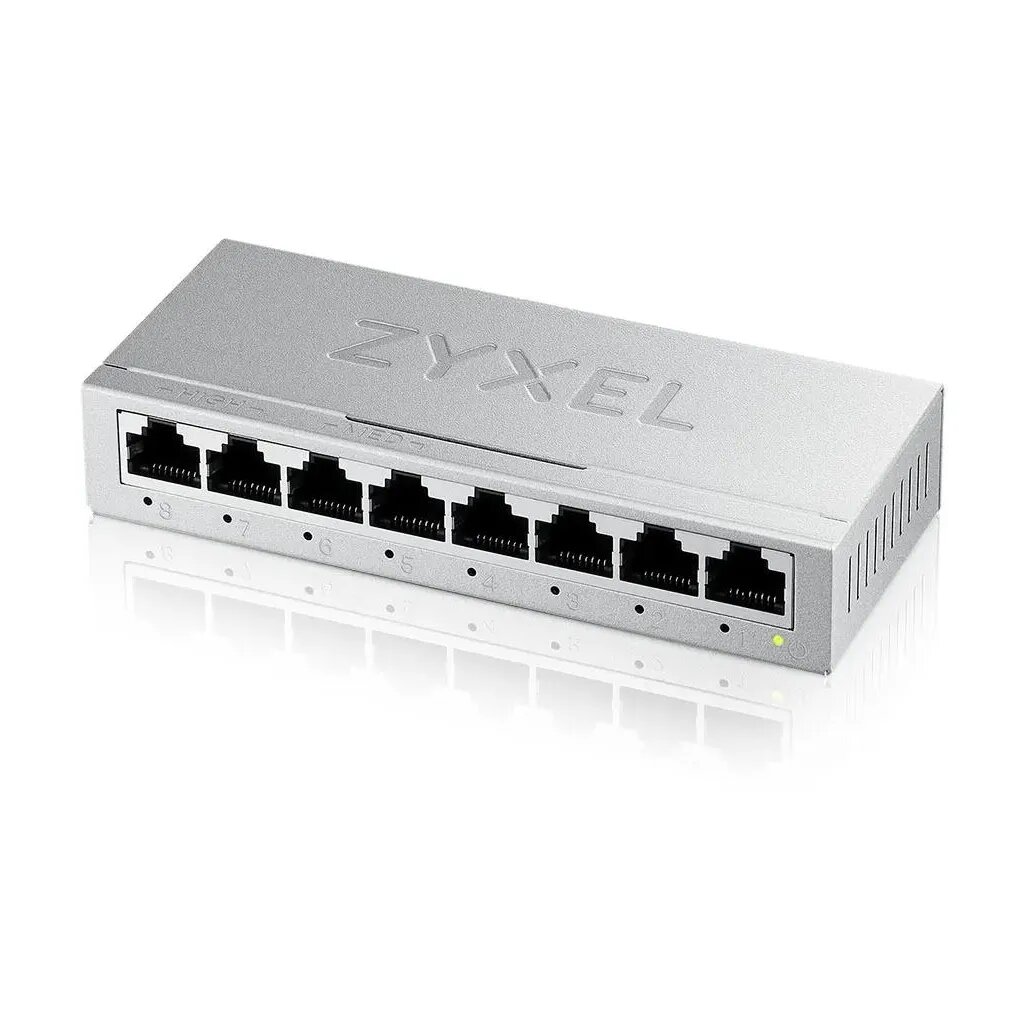 Коммутатор ZyXEL GS-108BV5-EU0101F, базовая скорость передачи данных 10/100/1000 Мбит/с