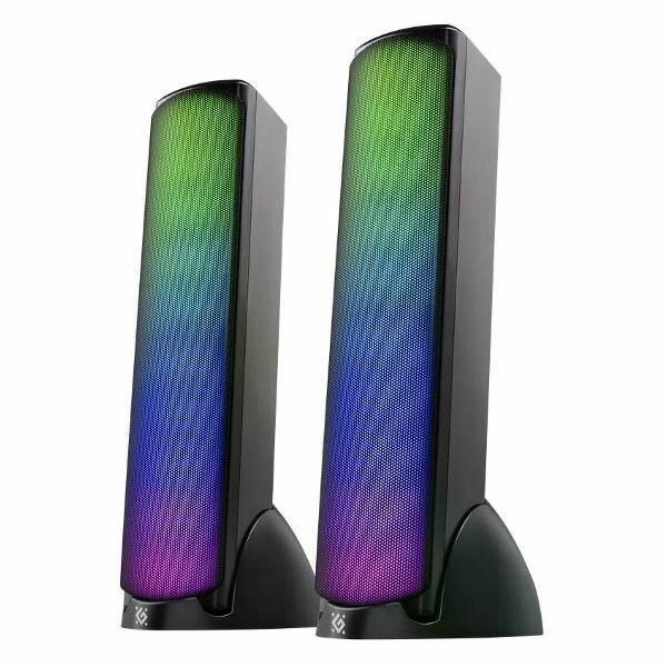 Колонки компьютерные Defender SkyPulse (Небесный пульс) 10Вт, BT/RGB, питание от USB