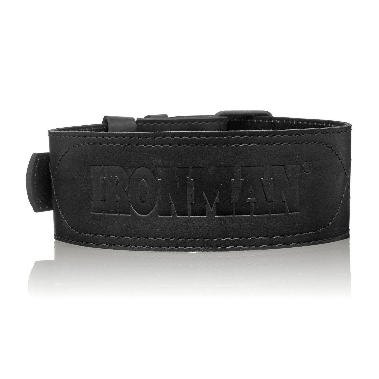 Ремень пауэрлифтерский кожаный "IRONMAN" 2 слойный, размер 2