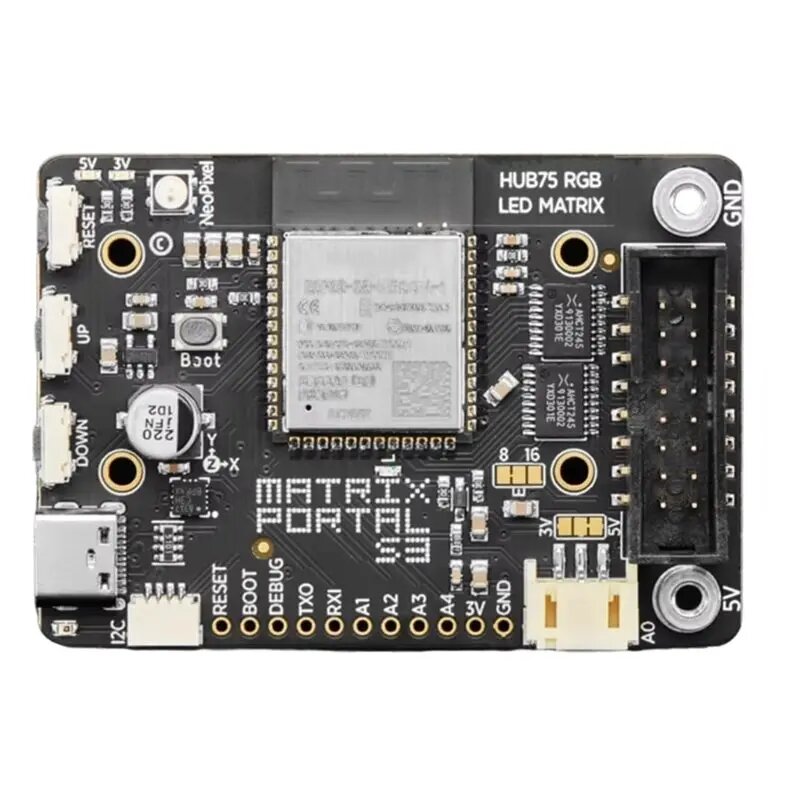 Adafruit Matrix Portal TA-HUB75 RGB LED Matrix Opto