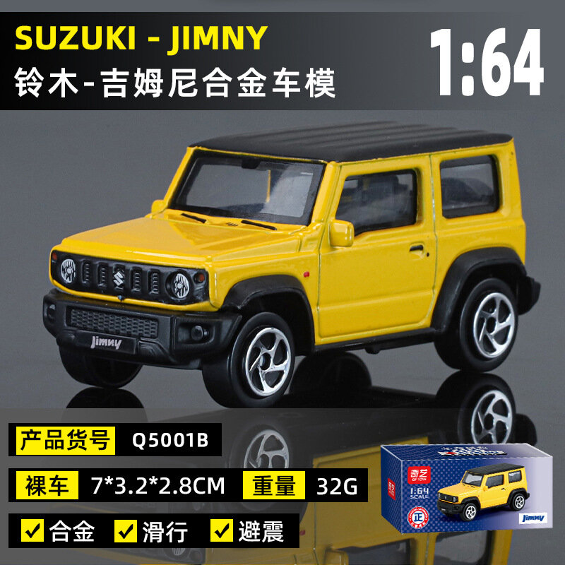 Подлинная модель Suzuki Jimny 1:64, металлический автомобиль для коллекций и обучения детей