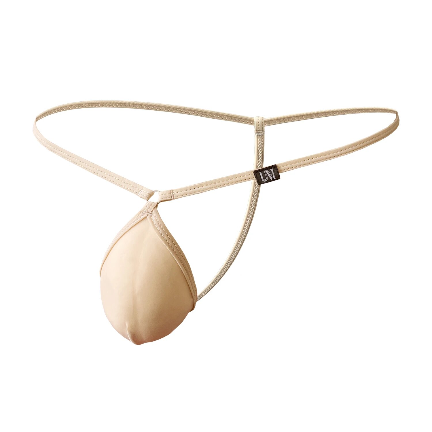 Мужские стринги бежевые M Ice Silk