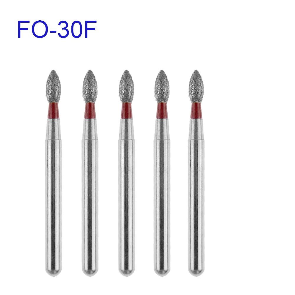 Алмазные боры FO-30F, 1.6 мм, 5 шт