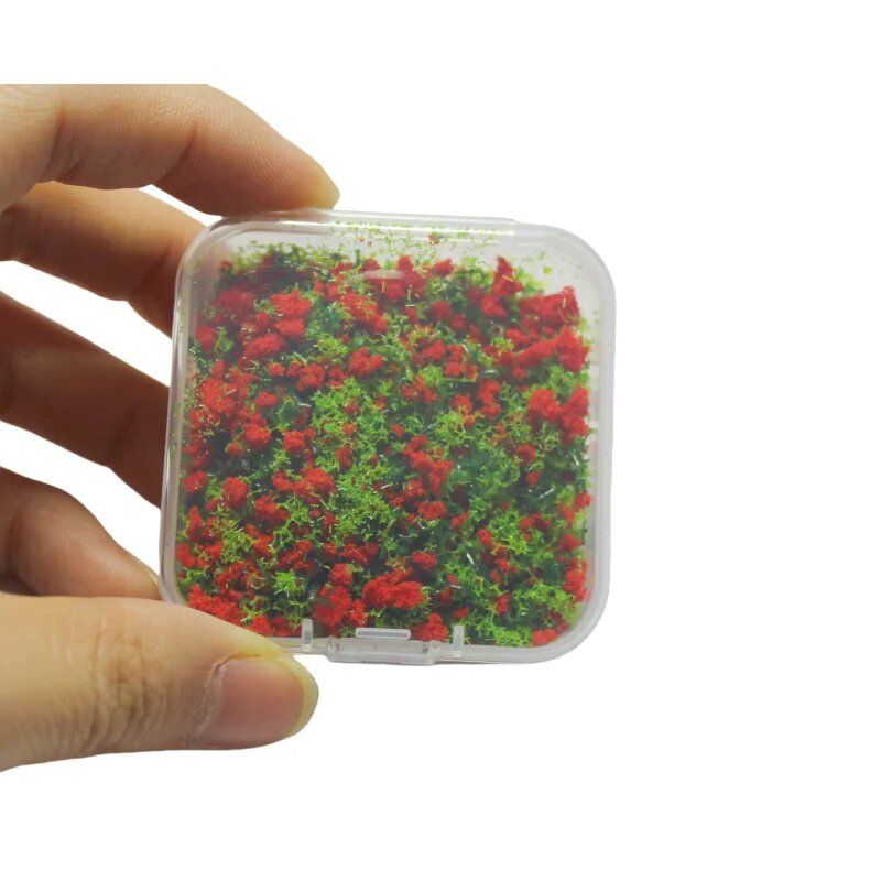 Миниатюрный ландшафт, красный и зеленый, Color: B
