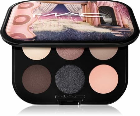 Тени для век M.A.C. Connect In Colour Eye Shadow Palette, 6 оттенков, encrypted kryptonite, 6,25 г