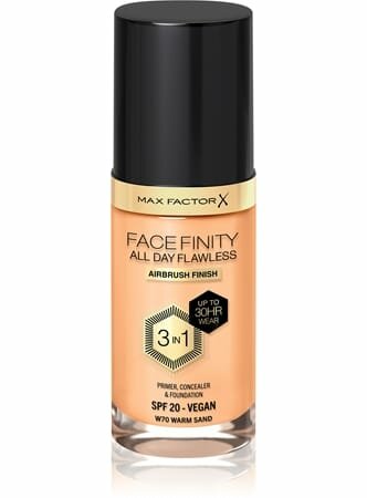 Тональный крем Max Factor Facefinity All Day Flawless, оттенок 70 warm sand, 30 мл