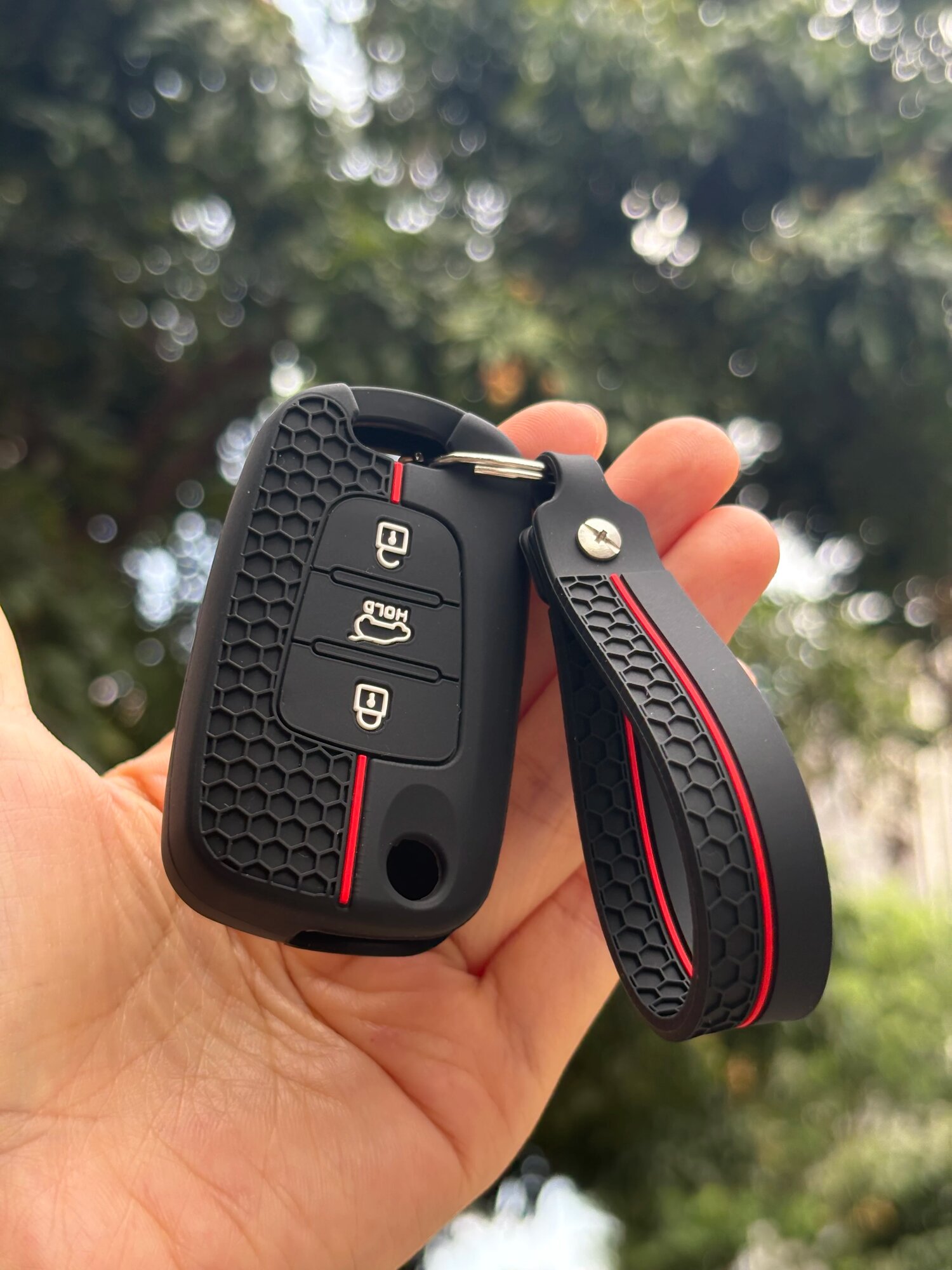 Чехол-брелок для ключей Hyundai Kia Redline MIDline