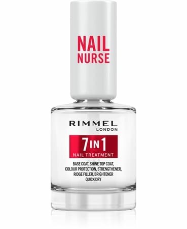 Лак для ногтей Rimmel Nail Nurse 7-in-1, прозрачный, 12 мл