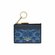 Визитница Coach, фактура плетеная, индиго
