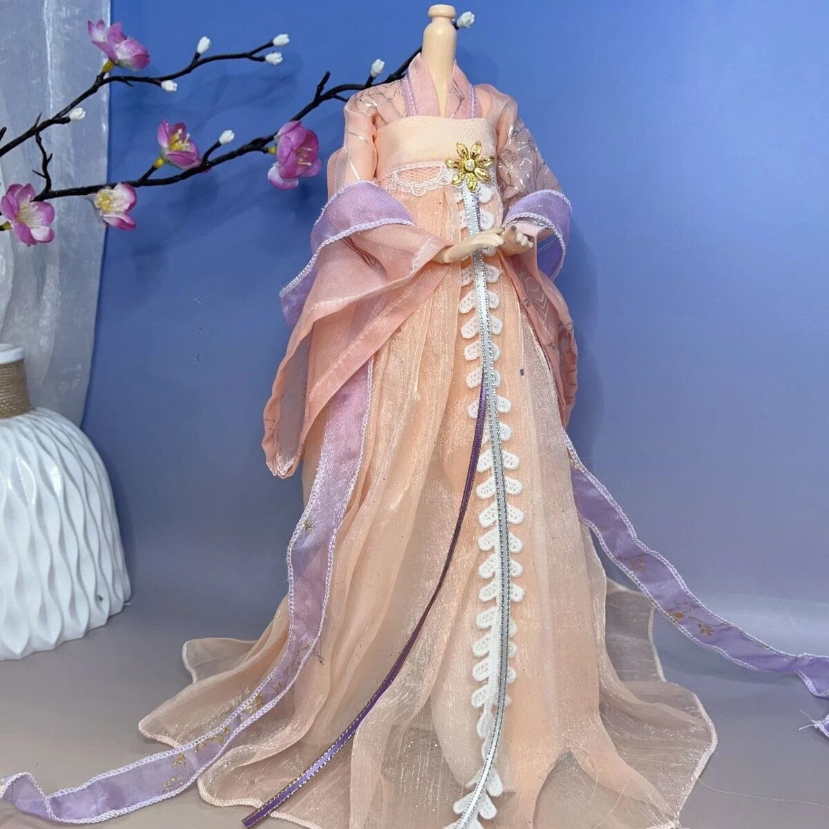 Ханьфу для кукол BJD 1/6, цвет 012, для груди 13 см