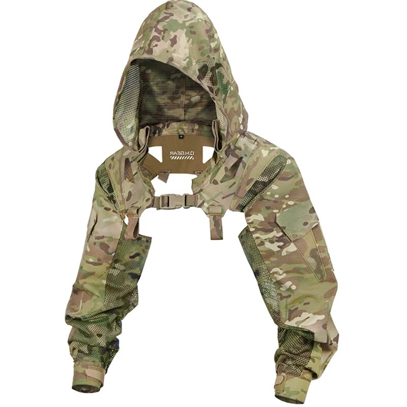 Тактическое дышащее пальто из полиэстера и хлопка M L XL