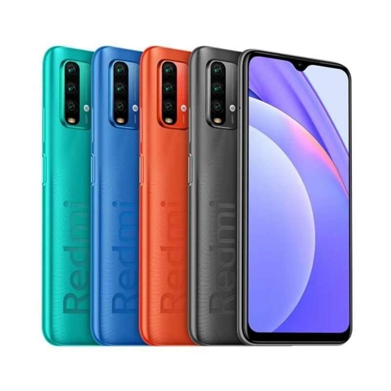 Redmi Смартфон Redmi Note 9T Смартфон глобальный 48MP камера разблокирован аккумулятор Snapdragon 662 окта ядро ROM 6000mAh мобильный телефон 4/128 ГБ, Nano-SIM, коралловый
