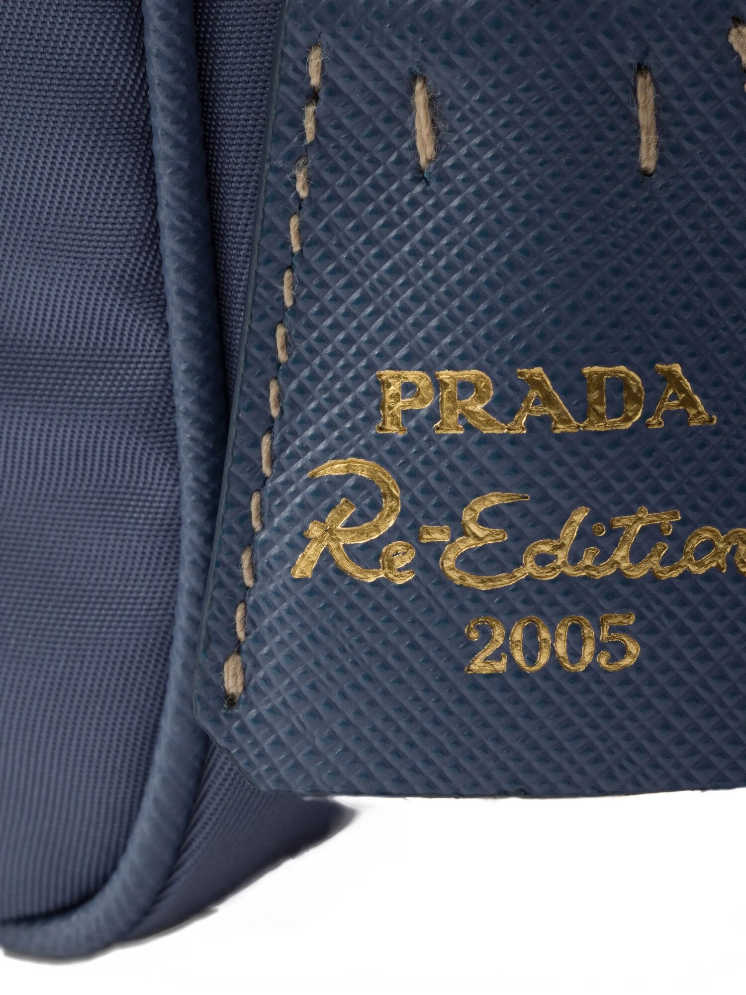 Сумка Prada Re-Edition 2005 Re-Nylon bag, blue — фото 1