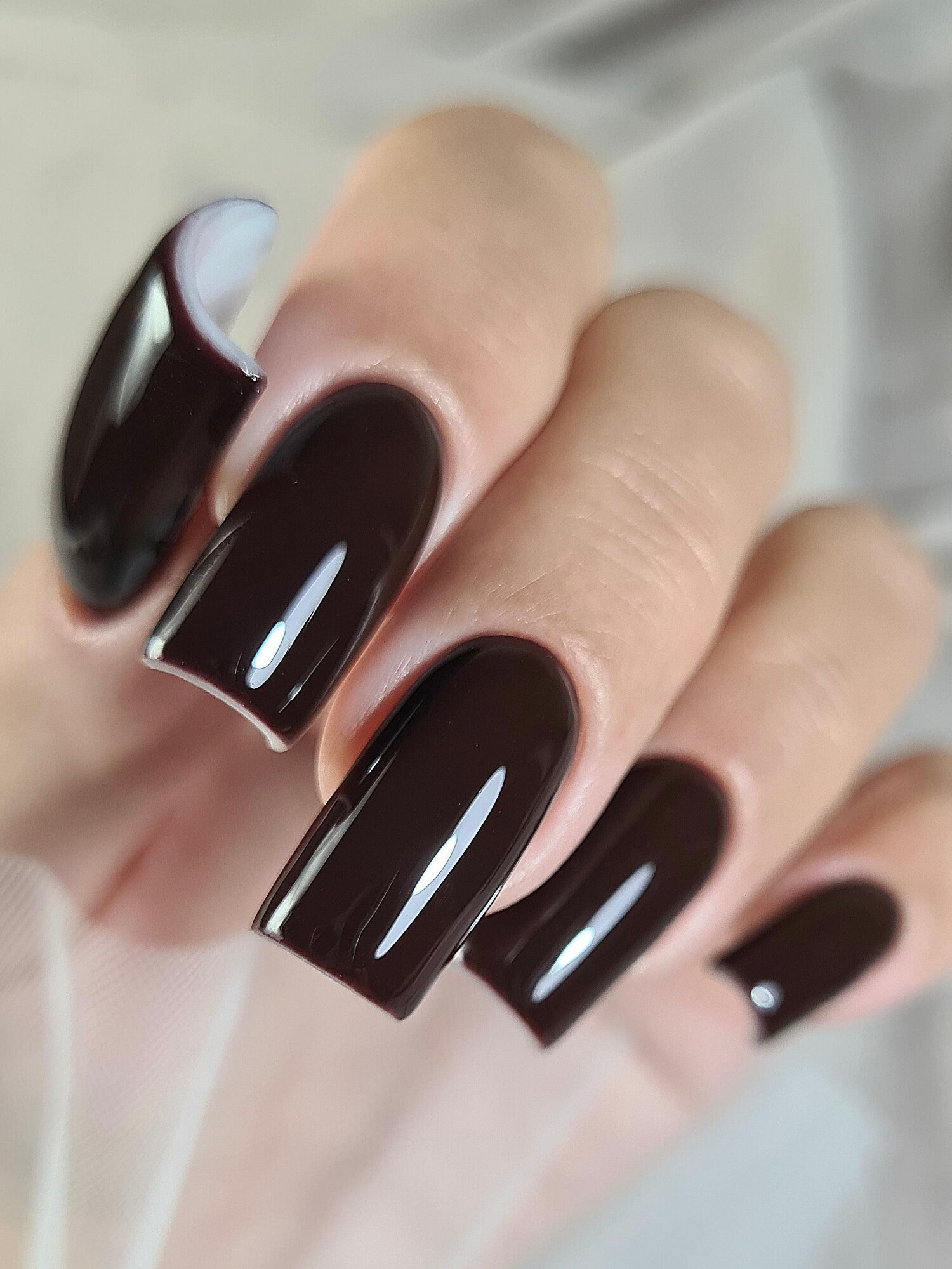 Chocolate 06 гель-лак с насыщенным шоколадным оттенком, Elpaza 10ml