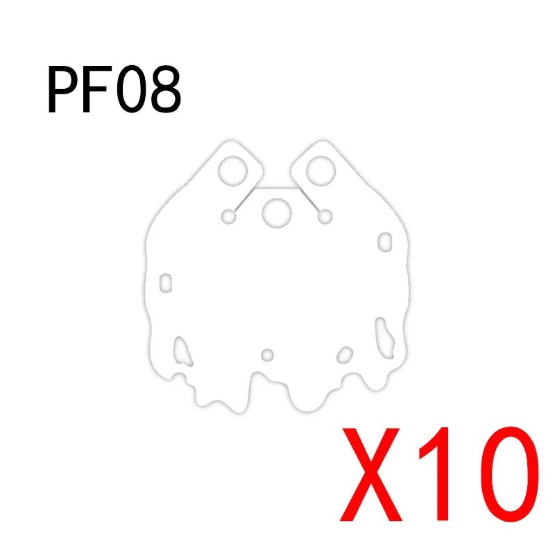BRICKPANDA Капюшон средневековый, PF08-White-10PCS