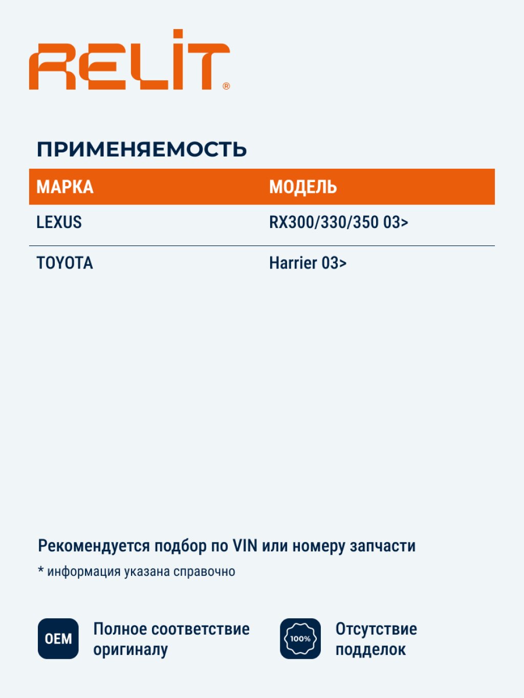 Колодки тормозные дисковые передние керамические RELIT RB1456