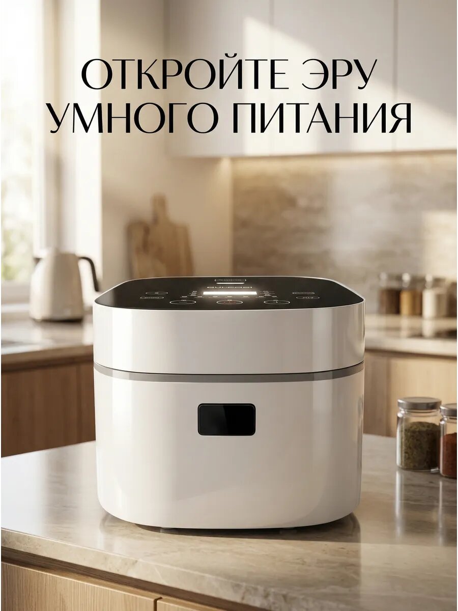 Мультиварка-рисоваровка электрическая, умная, для дома