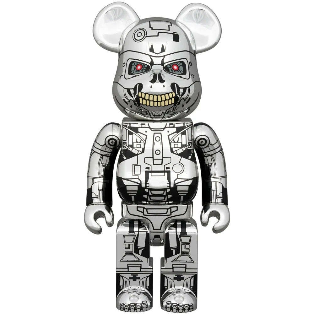 Фигура Bearbrick Medicom Toy Terminator 2 Endoskeleton 400%