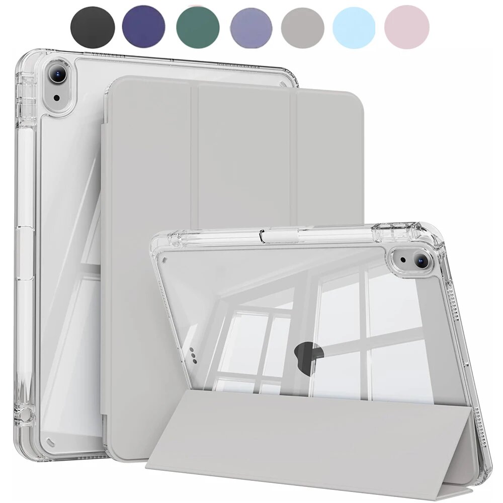 Чехол для iPad Air 11" bigmzpai Белый, For iPad Air 11 2026, Gray