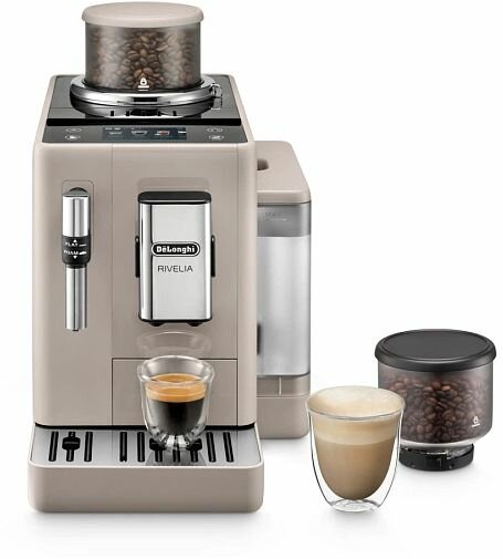 Кофемашина DeLonghi "Rivelia" EXAM440, 1450 Вт, ручной капучинатор, 19 бар