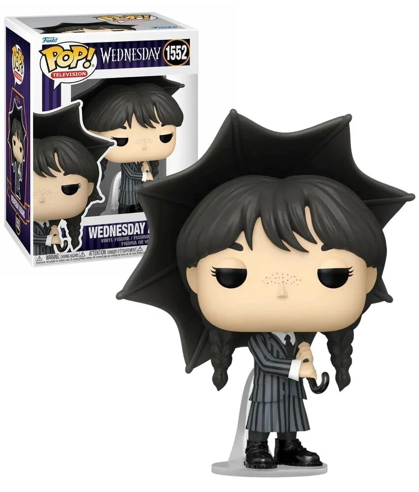 Funko POP! Фигурка Уэнсдэй Аддамс из сериала "Семейка Аддамс" #1552, винил, 10см