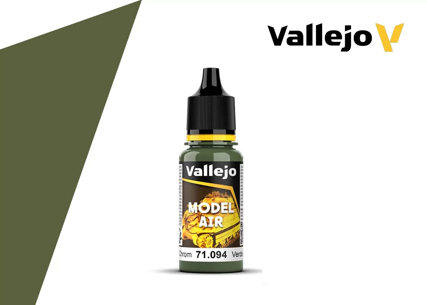 Краска Vallejo Model Air: Green Zinc Chromate 71.094 акриловая 17 мл