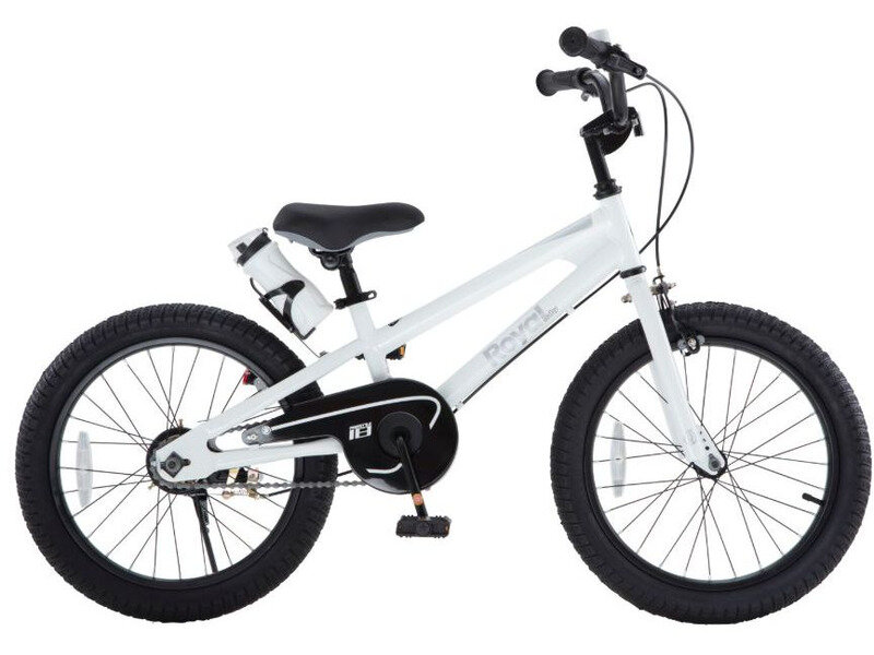 Детский велосипед Royal Baby Freestyle Steel 18, год 2026, цвет Белый