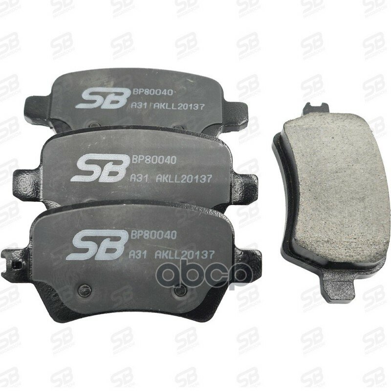 Колодки тормозные дисковые SB Nagamochi арт. BP80040