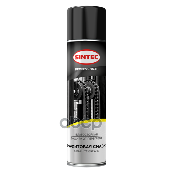 Смазка графитовая Graphite Grease 400мл (аэрозоль) SINTEC арт. 103806