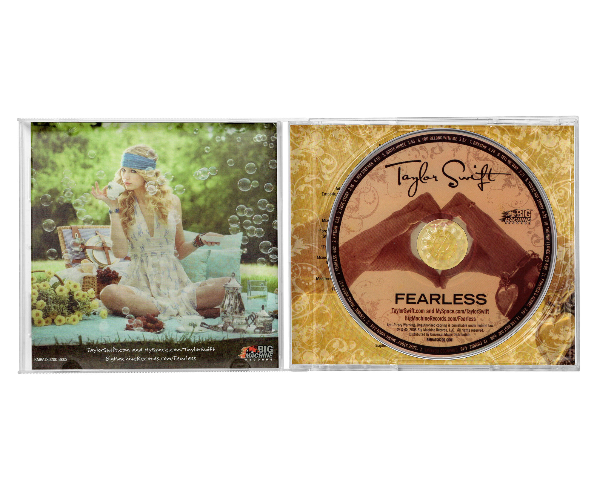 Taylor Swift - Fearless, 2008, 4-page, CD-Аудио — фото 1