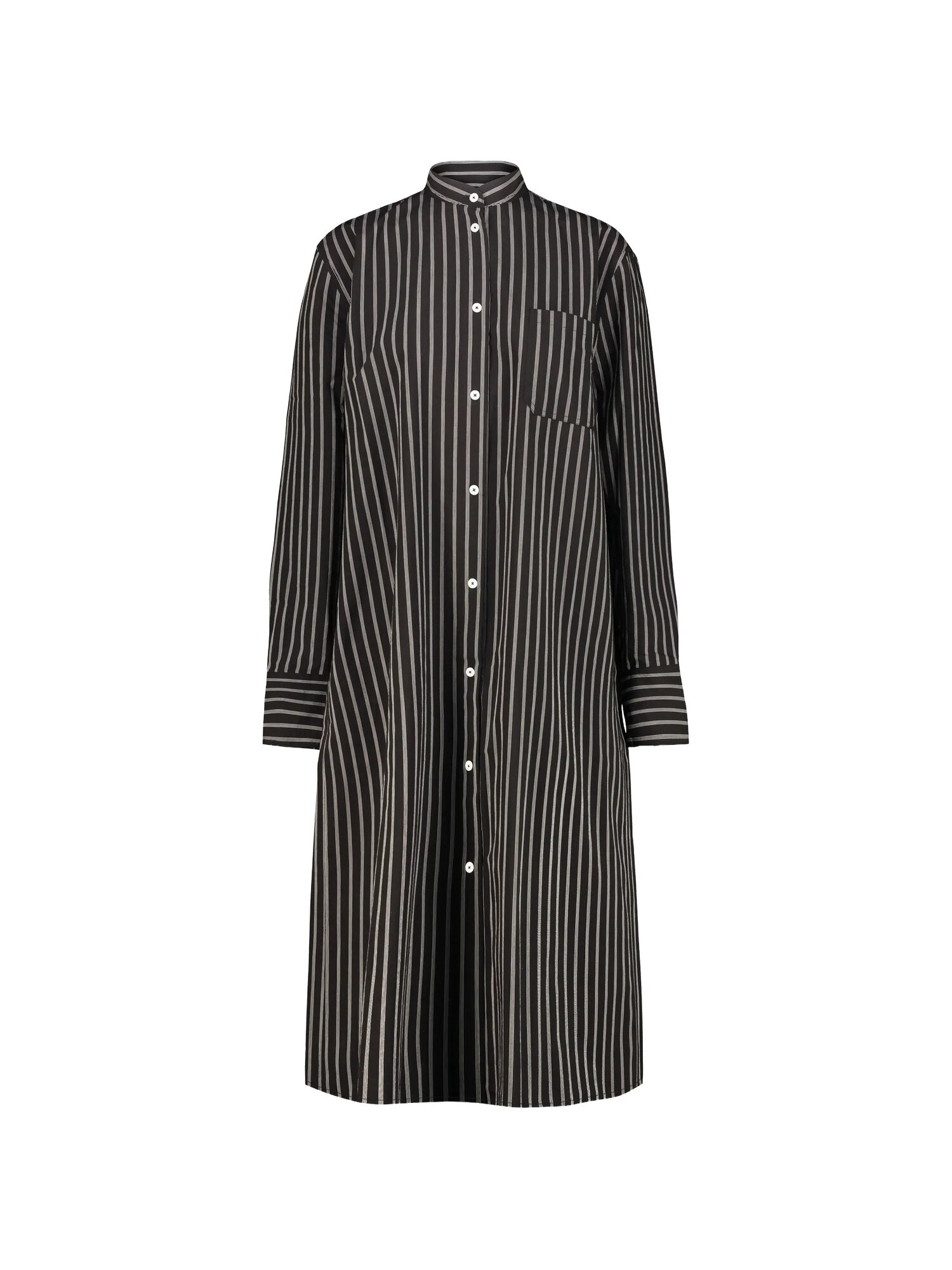 Платье Striped cotton-poplin shirt dress