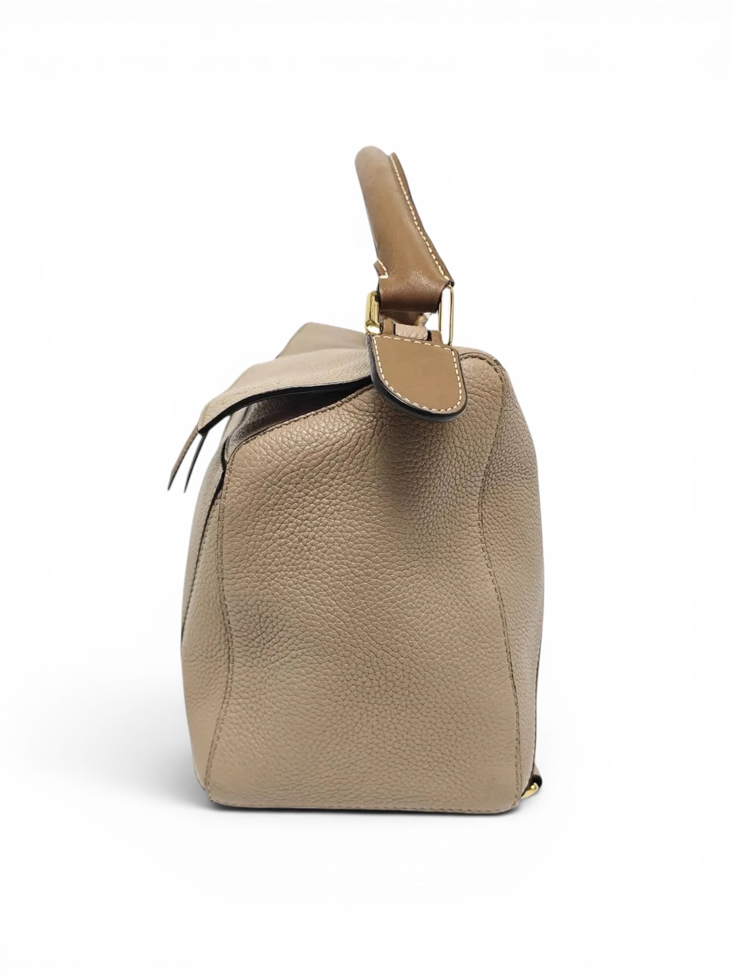 Сумка кросс-боди Loewe Puzzle Medium, бежевый, коричневый — фото 1