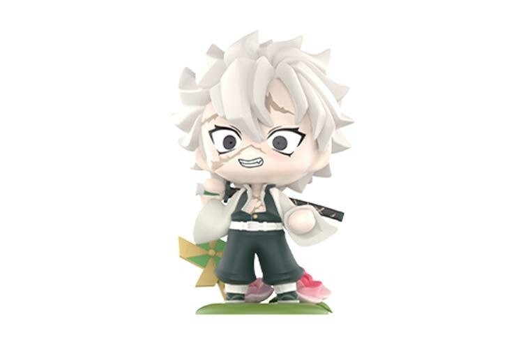 Фигурка унисекс POP MART Demon Slayer Kimetsu No Yaiba Birth Flower Collection Tanjiro Kamado, Confirmed-Sanemi Shinazugawa (Open)