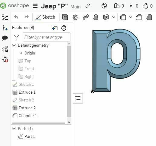 Jeep Буквы эмблемы — фото 1