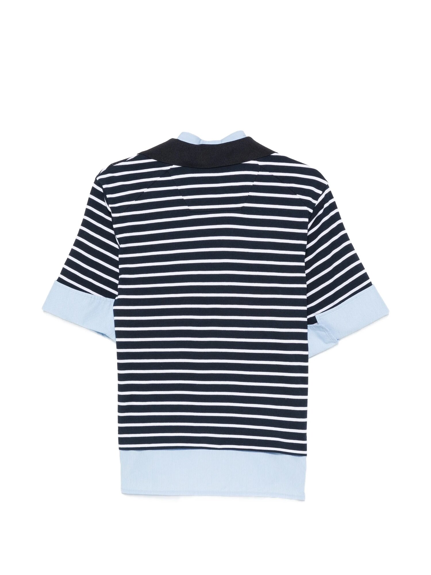 Рубашка JUUN.J Striped layered-effect polo shirt, размер 36 — фото 1
