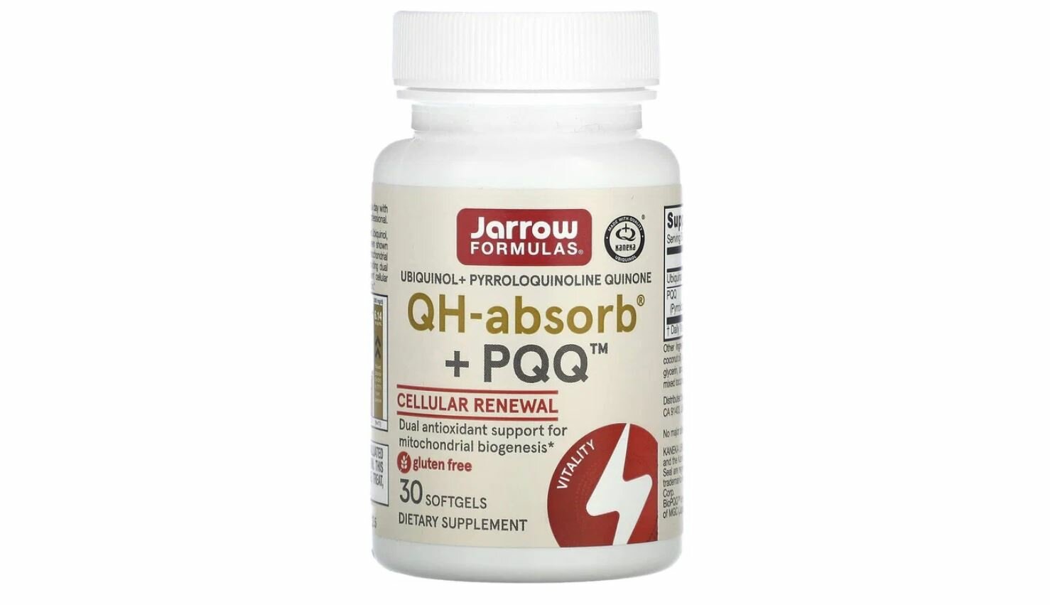 Jarrow Formulas, QH-absord + PQQ, Убихинол, 30 гелевых капсул
