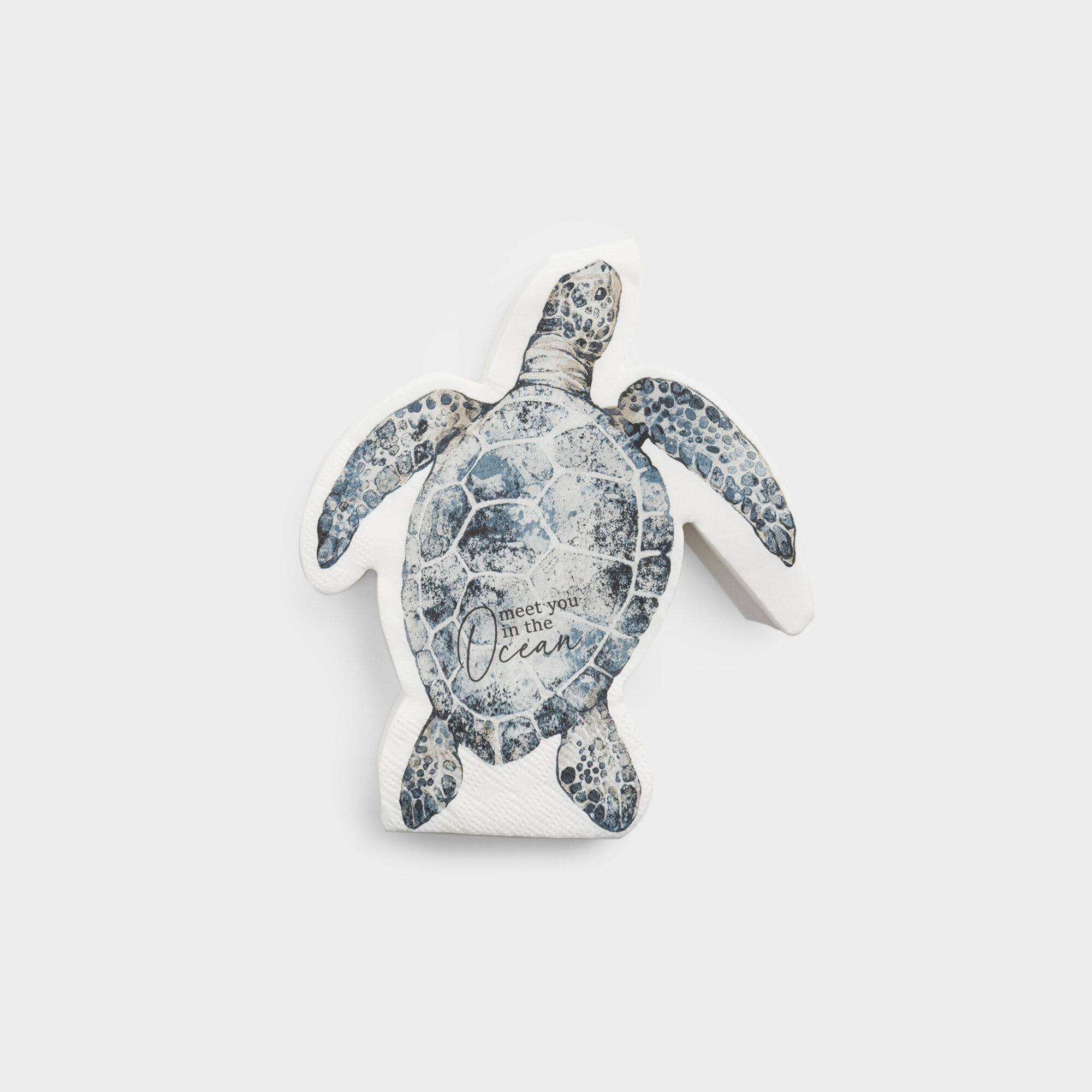 Салфетки бумажные, 27х32 см, 20 шт, фигурные, серые, Черепаха, Grand turtle