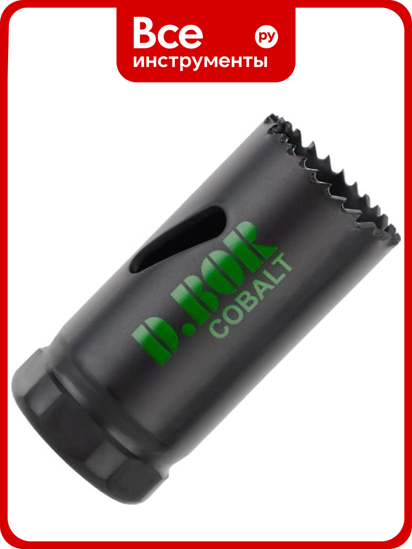 Биметаллическая коронка COBALT-ST M42 мелкий зуб, 33 мм D.BOR D-HS-BIM-ST-38-033