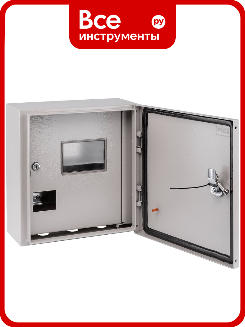 Учетно-распределительный щит ЩУ-1ф/1-1-6 IP66 2 двери 310х300х150 TDM ELECTRIC SQ0905-0094