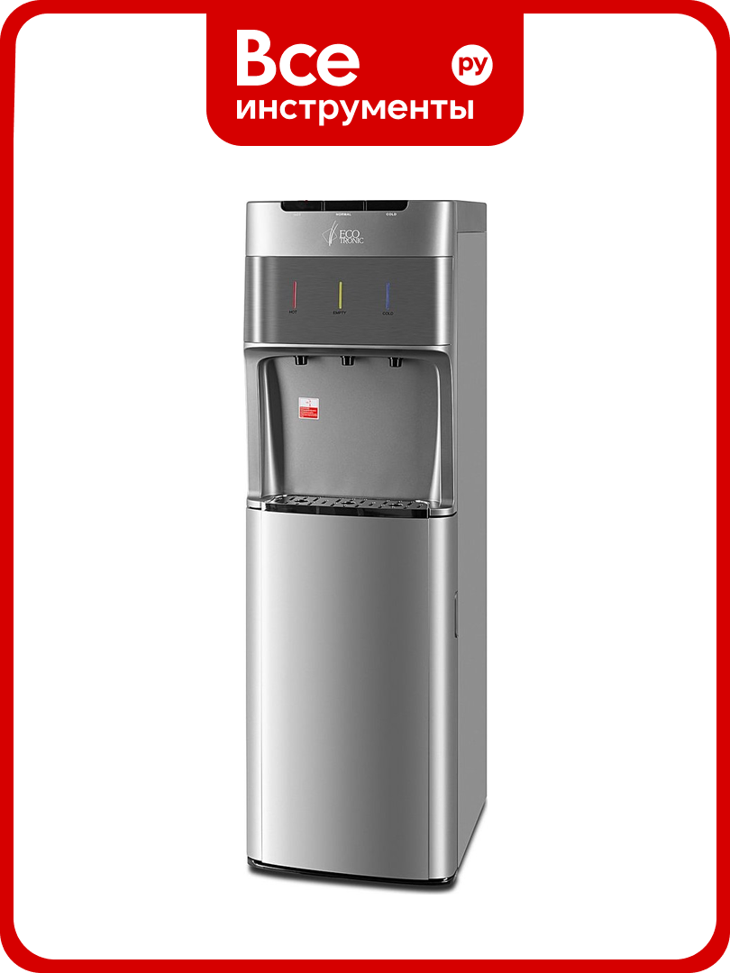 Напольный кулер ECOTRONIC M30-LXE Silver с нижней загрузкой 7270