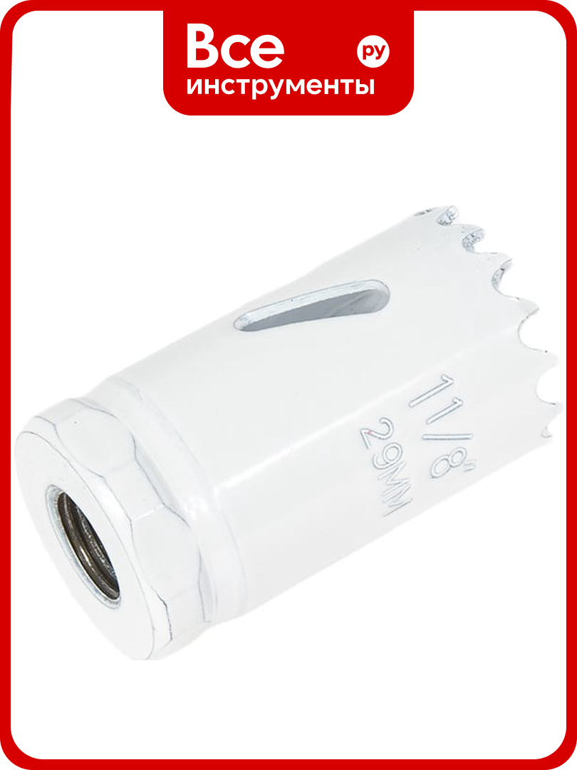 Коронка биметаллическая COBALT M42 29 мм D.BOR D-HS-BIM-CO-38-029