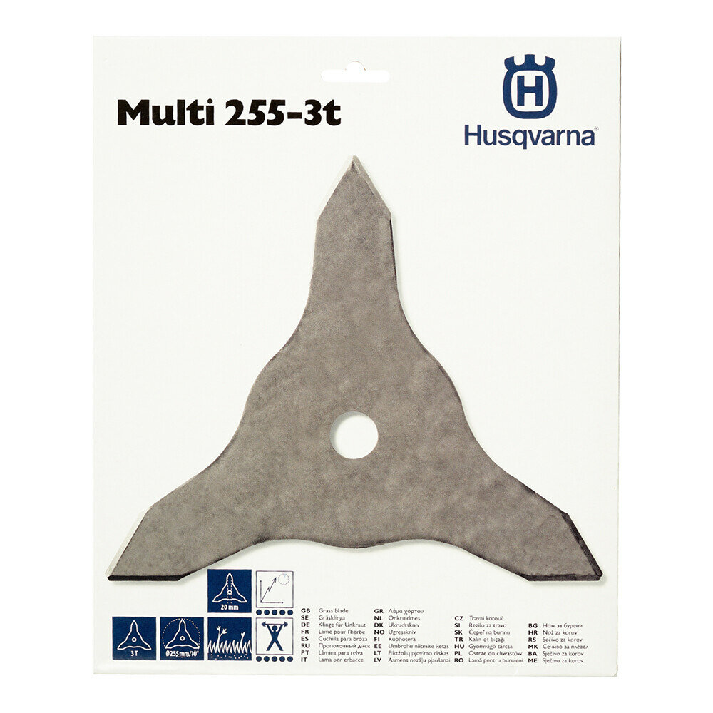 Hож для травы Husqvarna , 3 зубца Multi 255-3, d - 255 мм, для сорняков 5784450-01