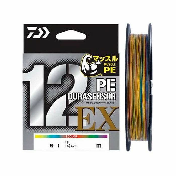 Плетеный шнур Daiwa UVF PE DURASENSOR X12EX+SI3 5Color 150m #1.5 31lb 0.205mm