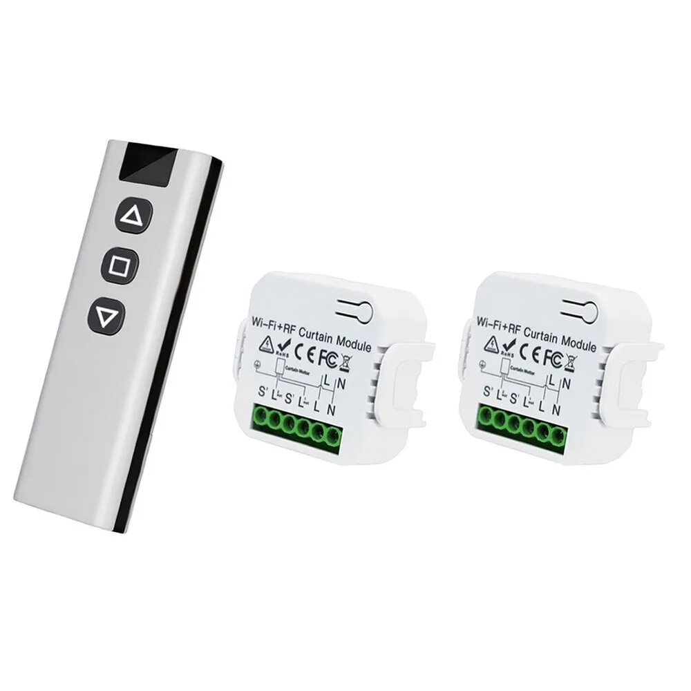 Tuya Smart Curtain Switch WiFi Модуль управления рольставнями