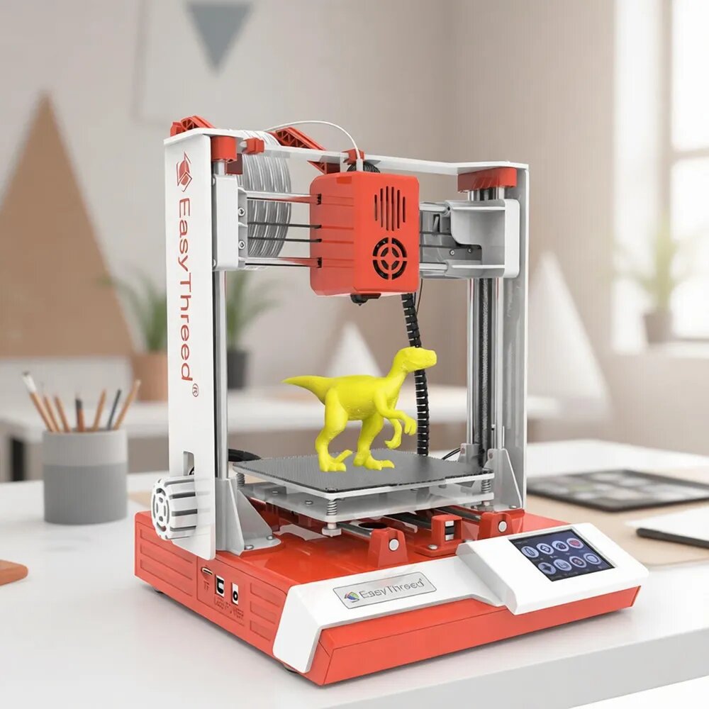 Мини-3D-принтер EasyThreed K6PLUS поддерживает многомодельные настройки сцены