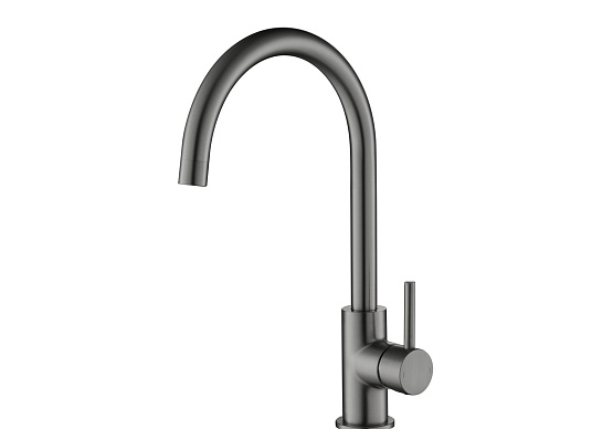 Смеситель для кухни AQUATEK Европа AQ1382BGM оружейная сталь