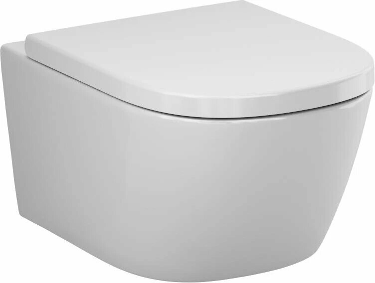 Унитаз подвесной AM.PM Libre Aquaspin C601900SC безободковый, торнадо, с сиденьем микролифт, белый