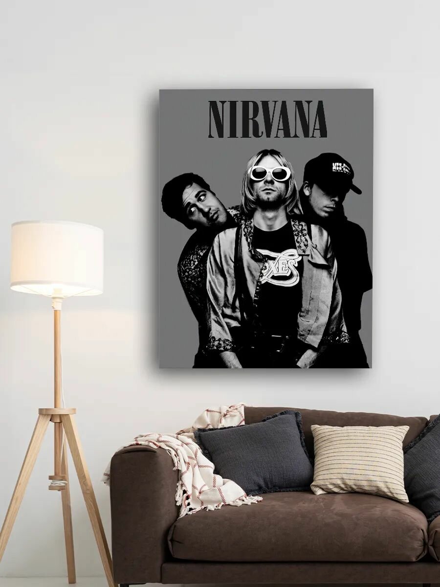 Постеры на стену Nirvana , плакат 1шт, А2 размер. — фото 1